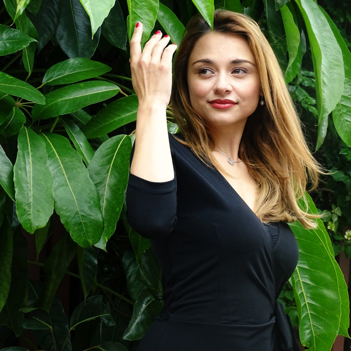 Classic Black Wrap Dress – Rebecca Ruby