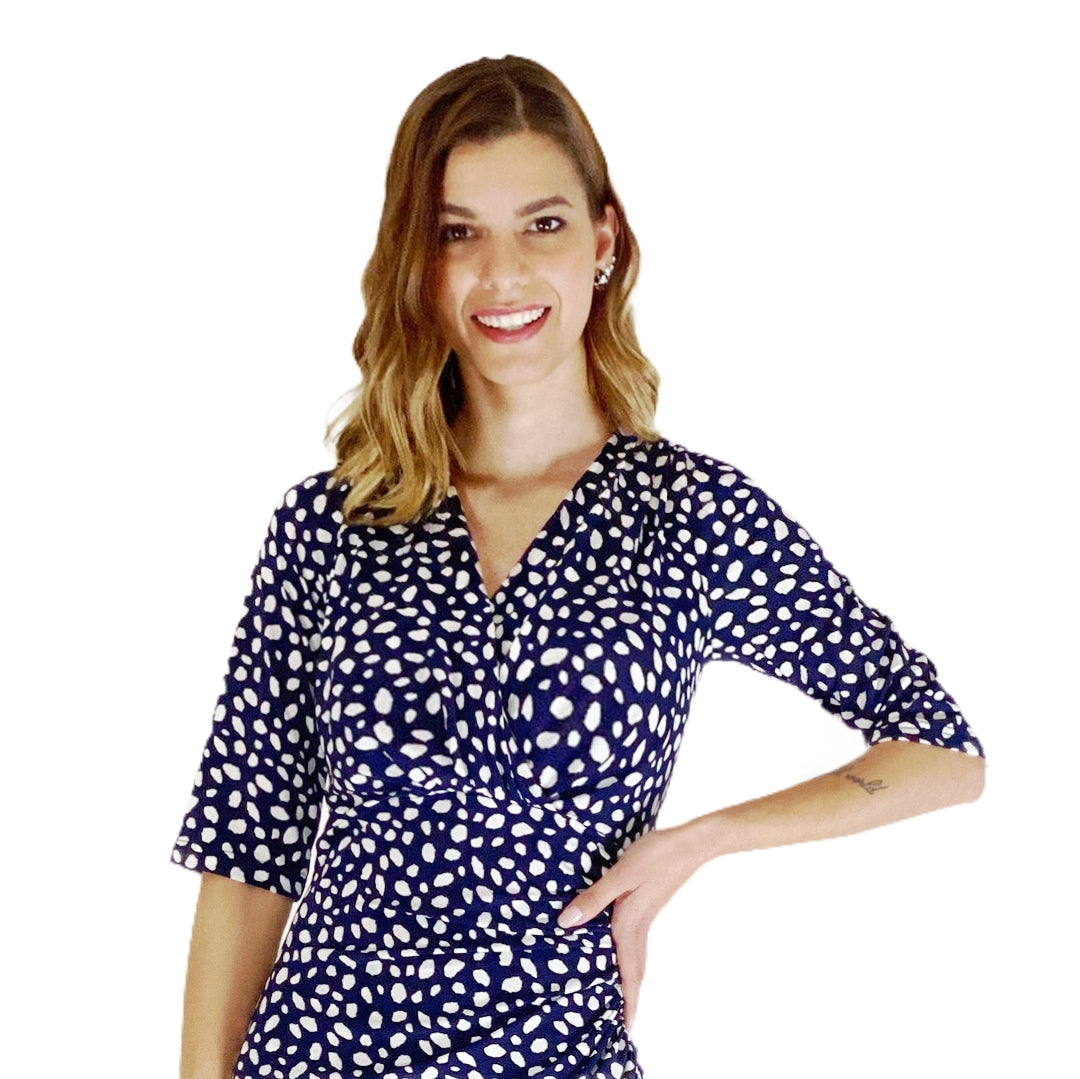 Pebble Ruched Dress – Rebecca Ruby