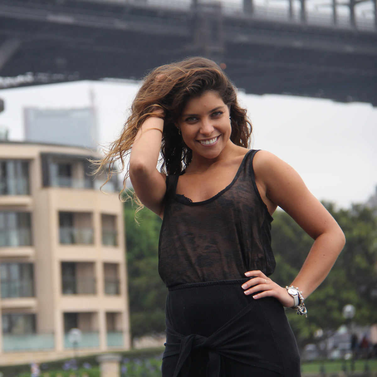 Static Shimmer Top – Rebecca Ruby