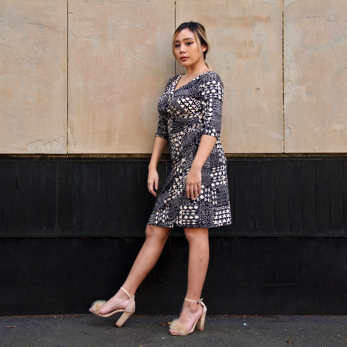 Inca Ruched Dress – Rebecca Ruby